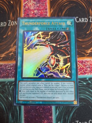 Yu-Gi-Oh! TCG Thunderforce Attack EGS1-EN003 Ultra Rare 1st Edition ...