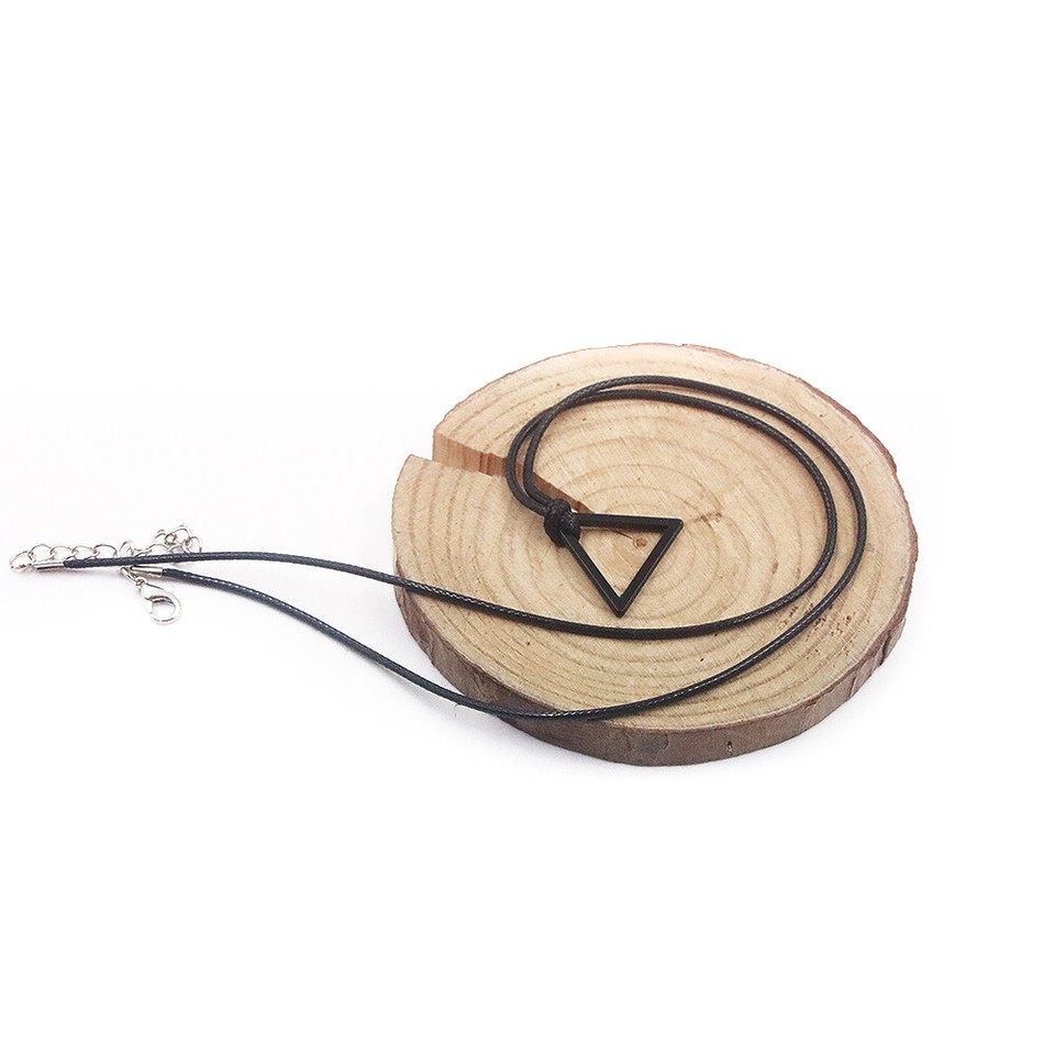 Anime Chainsaw Man Denji Necklace Black Triangle Pendant Necklaces Gift ...