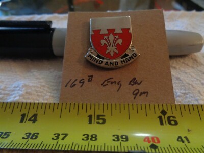 169th Engineer Battalion 9M Unit Crest, DI, DUI (DRAW#F3) | eBay