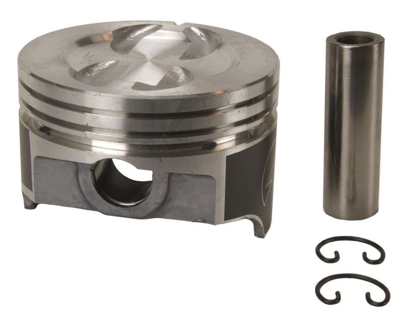 SBC Chevy 400 V8 Hypereutectic Dish Top Piston Set & matching Rings ...