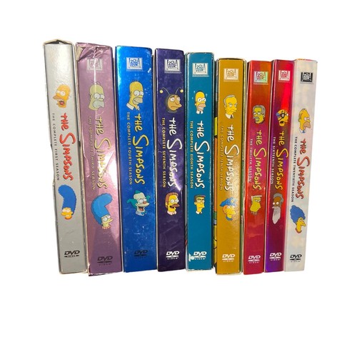 The Simpsons Complete Seasons 1, 3, 4, 7, 8, 10, 12, 16, 20 DVD Box ...