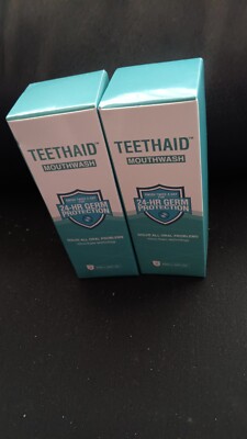 TeethAid Mouthwash Micro-Foam Oral Care 2-Pack 24hr Germ Protection | eBay
