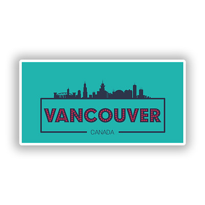2 x Vancouver Canada Vinyl Stickers Travel Luggage #10561Â | eBay