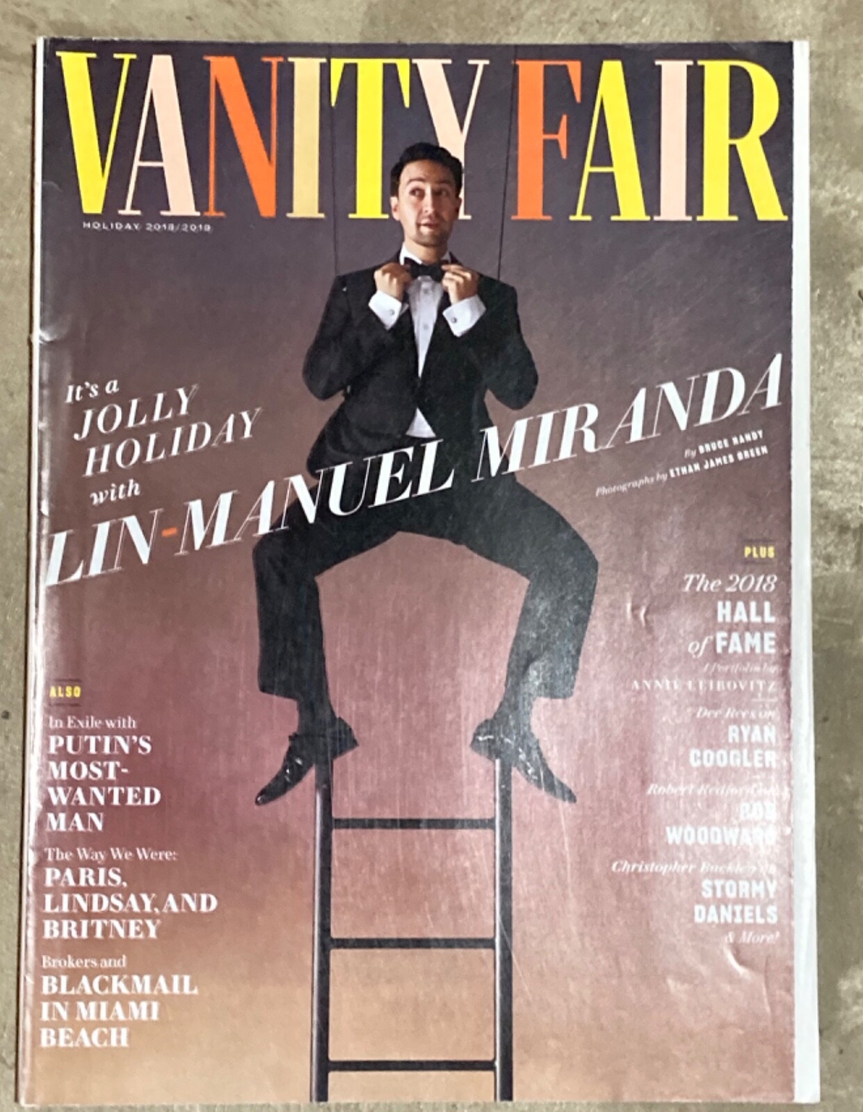 Vanity Fair Magazine Holiday 2018/2019 - Lin Manuel Miranda | eBay