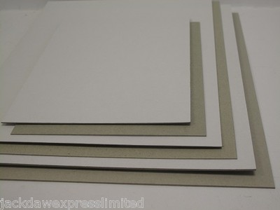 Greyboard White 1 Side Mounting/Modelling/Backing Card in A4,A5 Varied ...