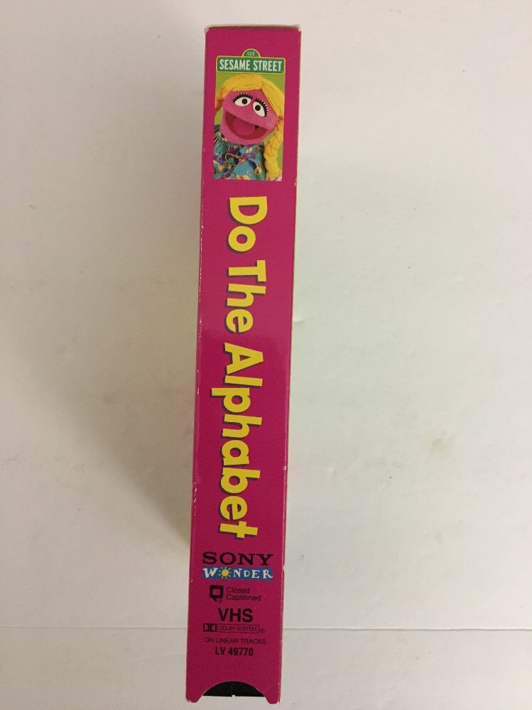 Sesame Street Do The Alphabet Vhs Ebay