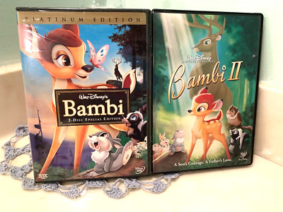 DISNEY'S BAMBI * Two-Disc Platinum Edition * + BAMBI 2 * NEW ...