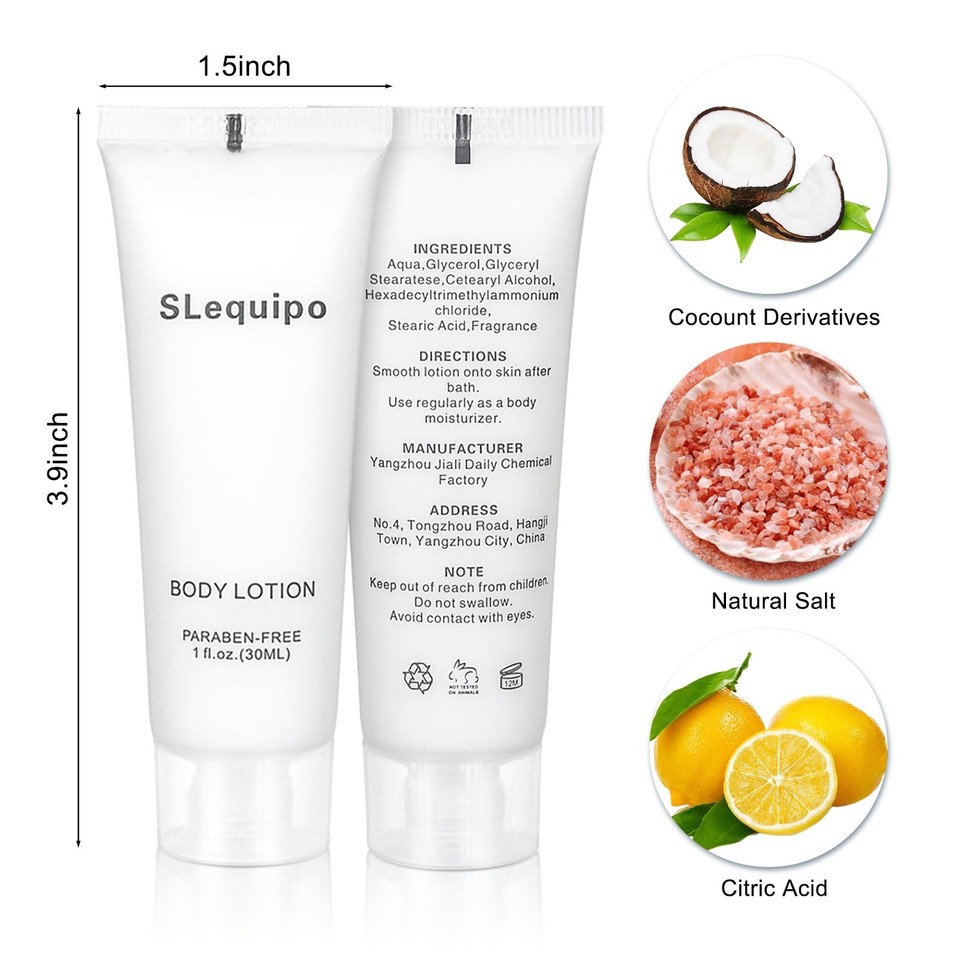 Travel Size Body Lotion Bulk 1 fl oz, 10 Pack, Refreshing Hotel Body ...
