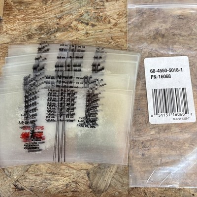 3M 16068 PPS MYLAR MIXING RATIO FILM INSERTS FOR GENERIC WATERBORNE 79 ...