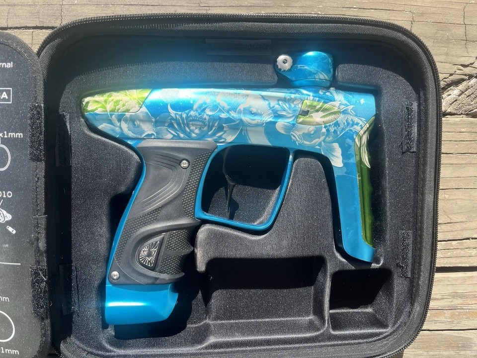 Luxe TM40 Green/Blue Custom Laser Engraving - Paintball Marker Gun | eBay