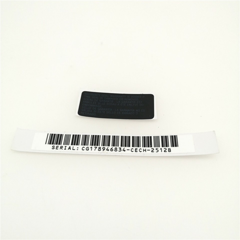 10sets For PS 3 CECH-2512B Housing Shell Warranty Seal & Serial No ...