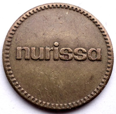 SWITZERLAND NURISSA Vending Machine Token 24mm 4.5g Brass K4.2 | eBay