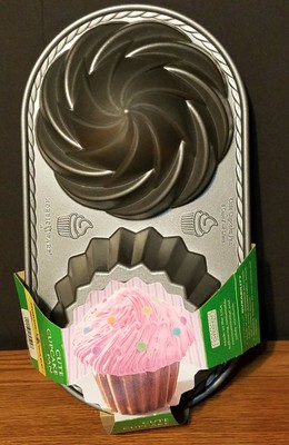 Nordic Ware Giant Cupcake Baking Pan - 6 Cup Capacity Cute Cupcake ...