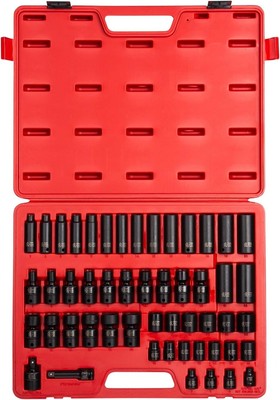 Sunex 3351 3/8-Inch Drive Metric Impact Socket Set, Metric, Shallow ...