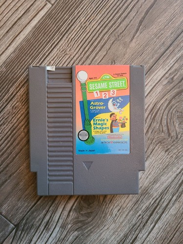 Sesame Street: 1-2-3 (NES, Hi Tech Expressions, 1989) | eBay