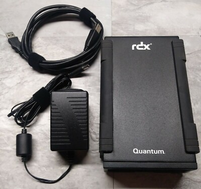 Quantum RDX USB External USB3 Docking Station RDX-USB3 w/Adapter & 2 ...
