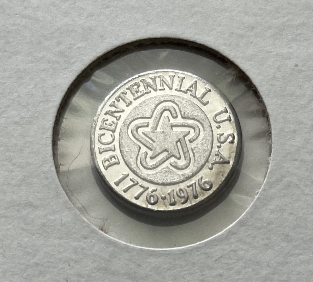 Bicentennial U.S.A. 1776-1976 One BICENT 13mm Aluminium Token | eBay