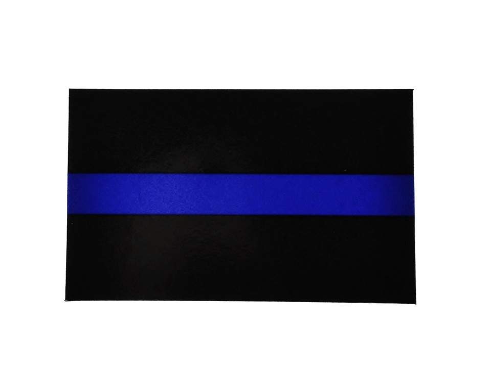 3m US MADE Reflective Thin Blue Line Sticker Decal Police Support FOP 4 ...