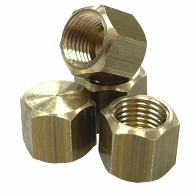 1/4" x 40tpi Brass Caps - Pack 4 - Steam Fittings / Live Steam ...