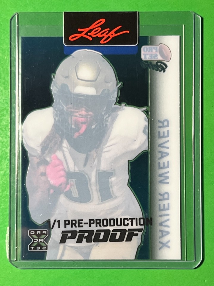 2024 Leaf Pro Set Metal Football Pre-Production Proofs ALL 1/1 ~ PICK ...