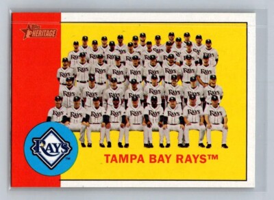 2012 Topps Heritage Tampa Bay Rays TC #312 Baseball Tampa Bay Rays | eBay