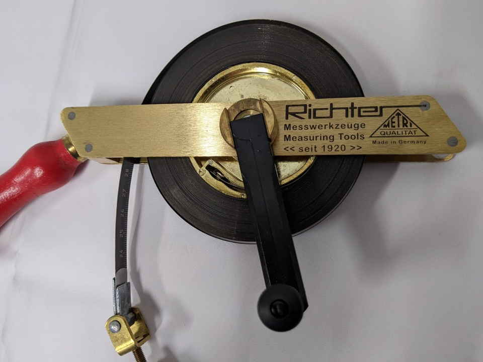 Richter Tank Dipping Measuring Tape 20m Brass Carbon Steel Winding Core ...