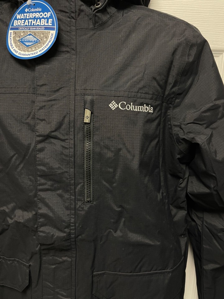 Columbia Oak Spring Jacket Men $100 Brand New Black M | eBay