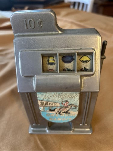 Vintage RENO Rexco Las Vegas Silver State 10 Cent Slot Machine Coin ...