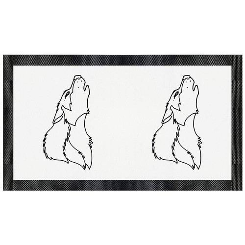 'Howling Wolf' Pet Feeding Mat (PM00008657) | eBay