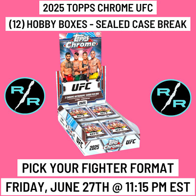 MICHAEL CHANDLER - 2025 Topps Chrome UFC 12 Hobby Box 1 Case Fighter ...