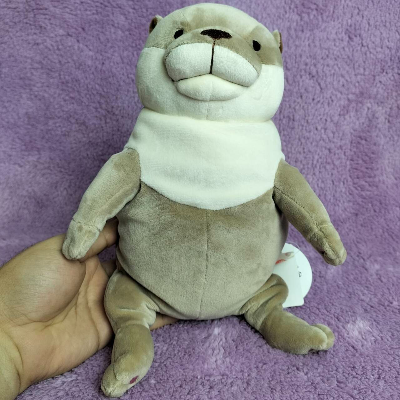 Shinada Global Mochi-KawaUso Otter Gray 8" Plush Toy Doll Stuffed Japan ...