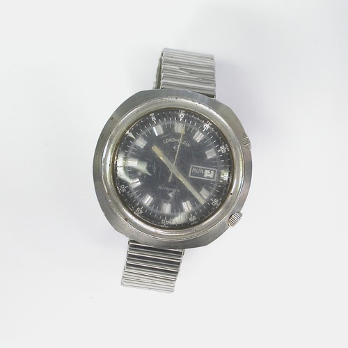 1960s Mens 43MM Lord Elgin Automatic Swiss Watch - Rotating Inner Bezel ...