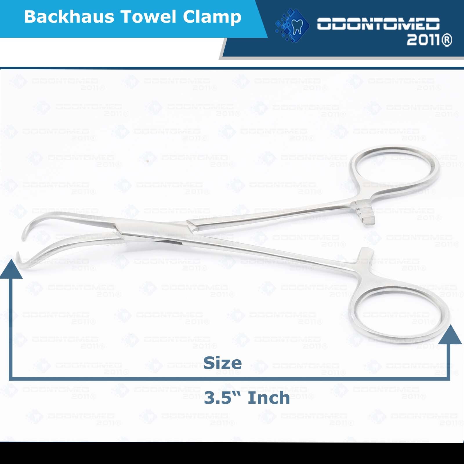 Backhaus Towel Clamp 3.5" Surgical Medical Veterinary | eBay
