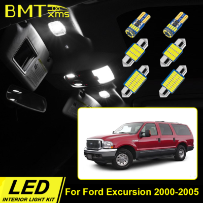 20pcs White Interior LED Lighting Bulbs Package For Ford Excursion 2000 ...