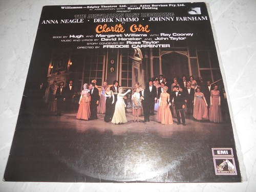 "Charlie Girl" Johnny Farnham Anna Neagle 1972 LP Musical Oz HMV ...