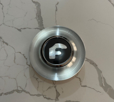 1 Pc Floating Center Caps For Forgiato XL Hubcap Rim Brush Nickel ...