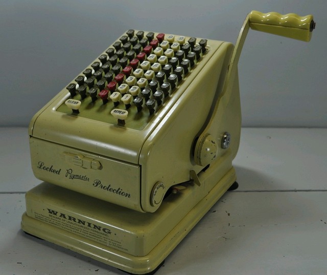 Vintage PayMaster Series 7000 Check Writer Machine For Sale Online EBay vintage-paymaster-series-7000-check-writer-machine-for-sale-online-ebay
