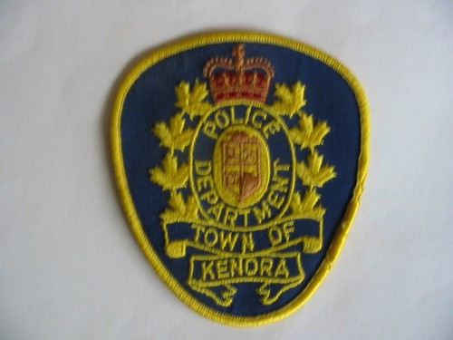 RARE OBSOLETE PATCH OF THE TOWN OF KENORA POLICE DEPARTMENT, ONTARIO ...