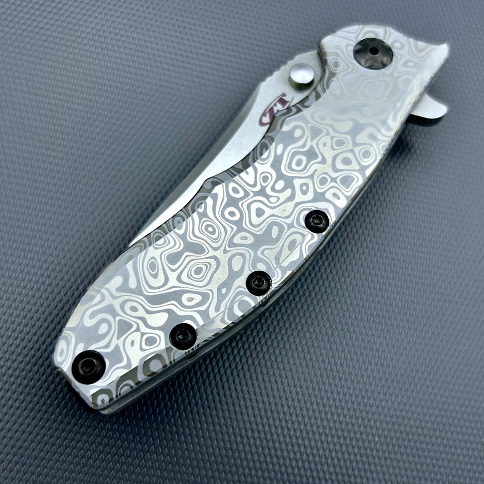 Zero Tolerance 0562Ti Flipper Rick Hinderer Pn Edge ZT 0562 Monochrome ...