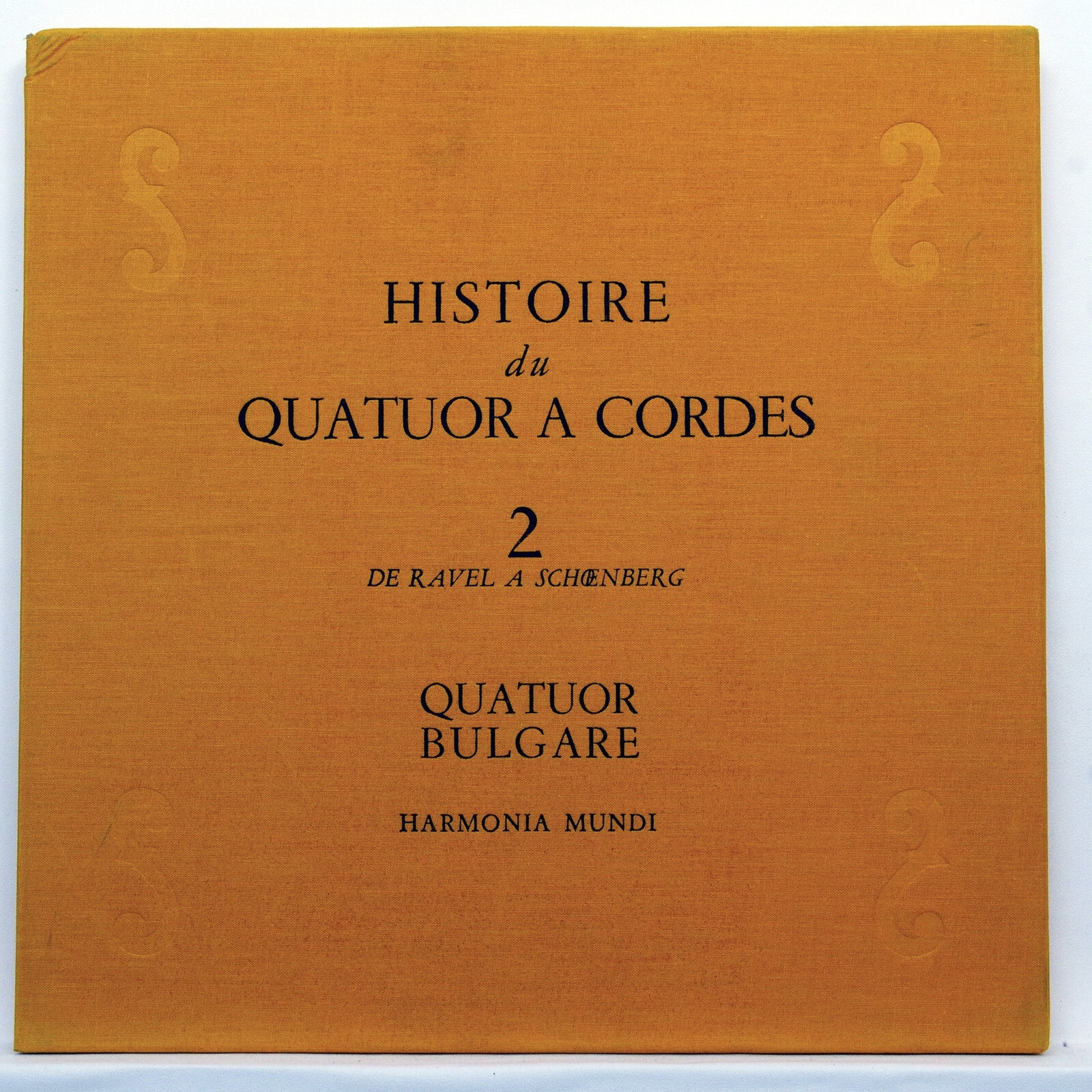 BULGARIAN QT - HISTORY of String Quartet vol.2 - HARMONIA MUNDI 4xLPs ...