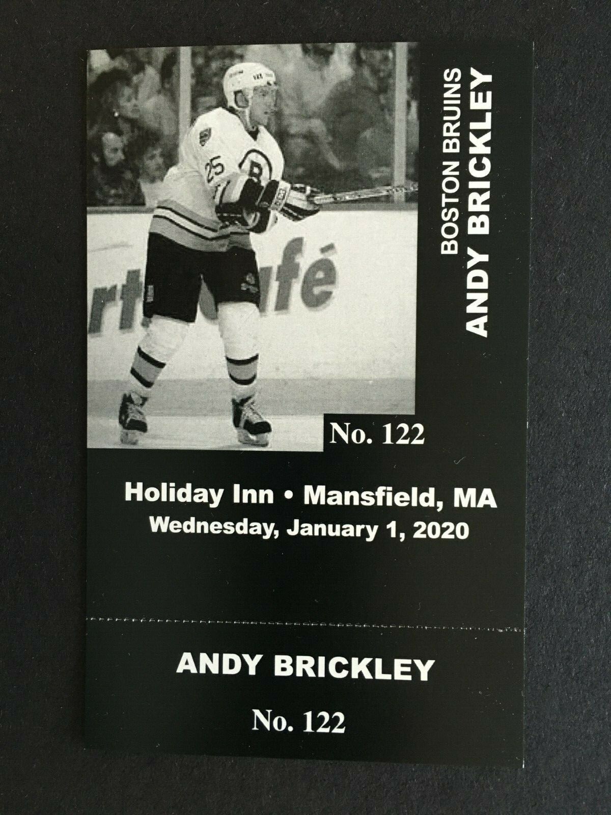 ANDY BRICKLEY AUTOGRAPHED BRUINS 8 X 10 PHOTO | eBay