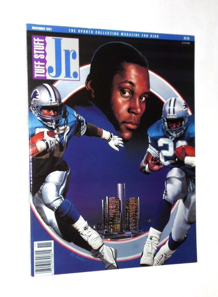 1991 TUFF STUFF JR * FOOTBALL * BASKETBALL UNCUT SHEETS & MICHAEL ...