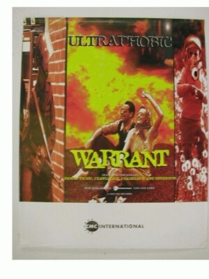 Warrant Poster Ultraphobic Promo | eBay