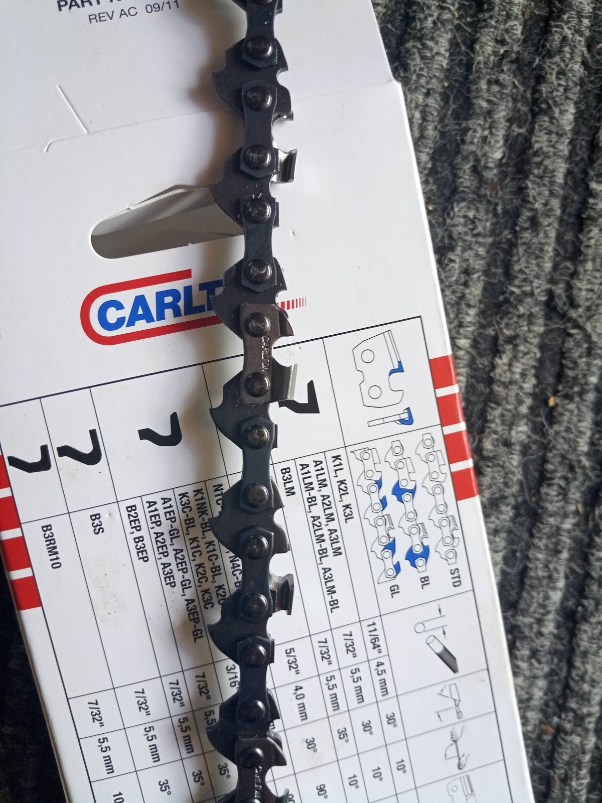 Carlton Lo Pro 25 ft ROLL 3/8 suit STIHL chainsaw *GENUINE QUALITY 050 ...
