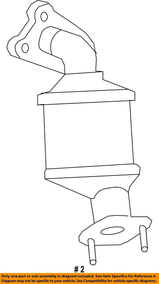 GM OEM 12-17 Equinox Exhaust System Exhaust Components-Converter ...