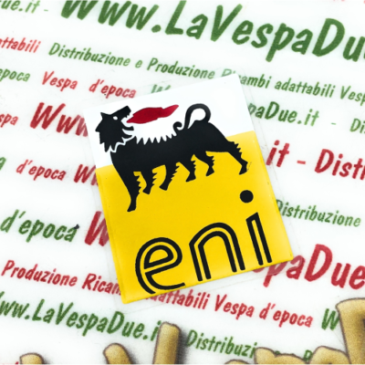 Adhesive Cloth Emblem ENI Size CM 4x3,5 for vespa px and scooter ...
