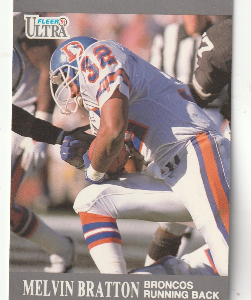 FREE SHIPPING-MINT-1991 Fleer Ultra Mel Bratton #34 BRONOS | eBay