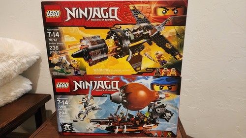 LEGO Ninjago: Raid Zeppelin (70603) & Boulder Blaster (70747) NEW ...