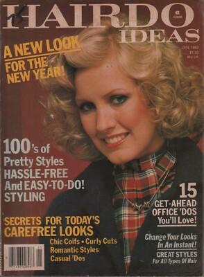 Hairdo Ideas January 1982 Vintage Hairstyle Magazine 072619AME2 | eBay