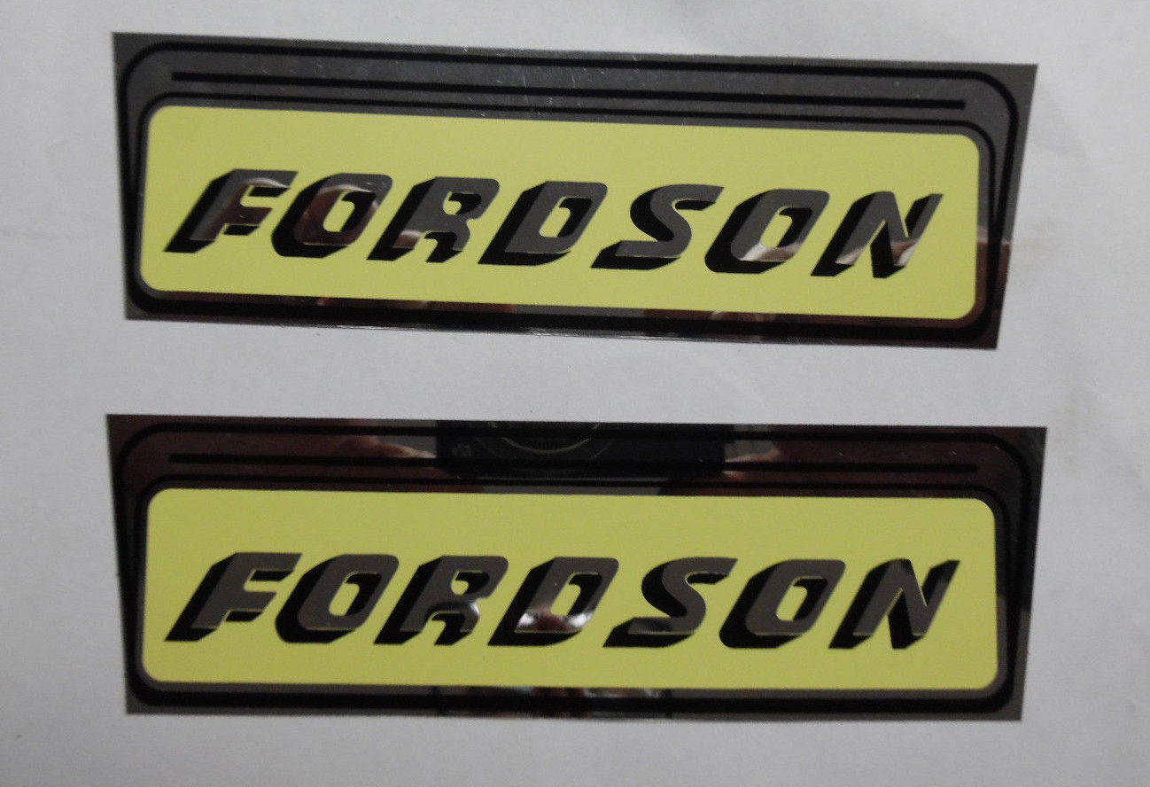 FORDSON NEW PERFORMANCE / SUPER MAJOR / SUPER DEXTA DECAL NAME BADGE ...